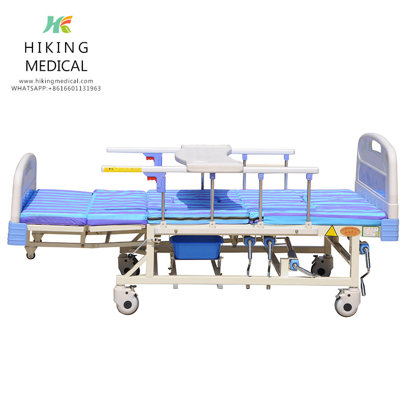 Manual And Medical Multifunctional Hospital Nursing Bed With Low Prices ...
