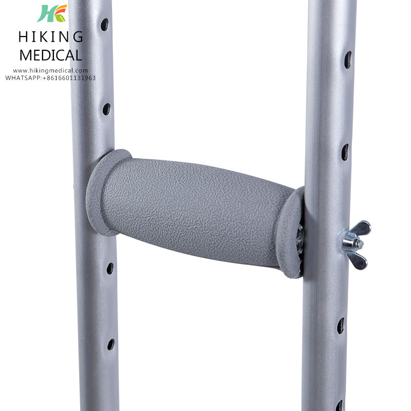 Comfortable Adjustable Aluminum Alloy Underarm Crutches Axillary ...